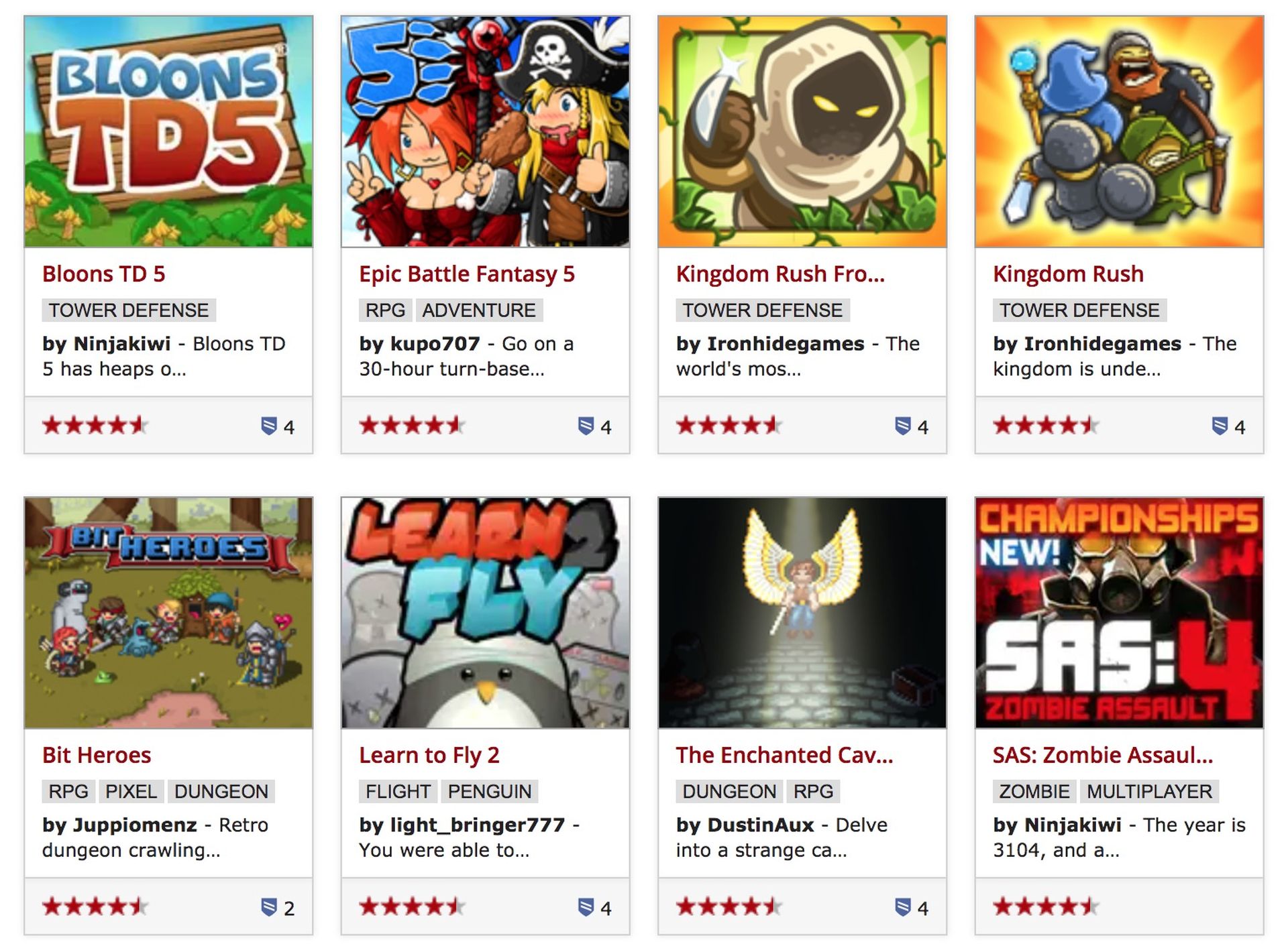 Kongregate o cómo jugar a más de 120.000 juegos gratis online