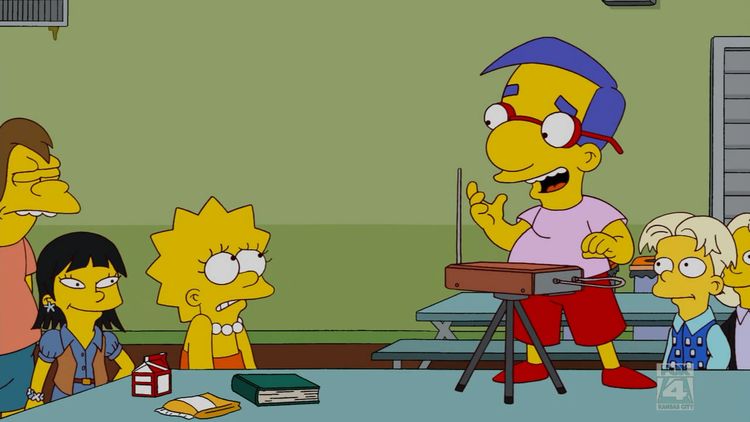 El personaje de Los Simpson del mes - Curiosidades de Milhouse