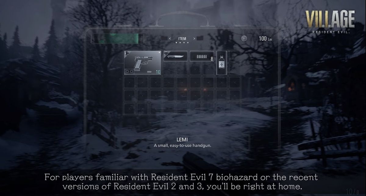 Nuevos detalles de Resident Evil Village: el inventario, jugabilidad y ...