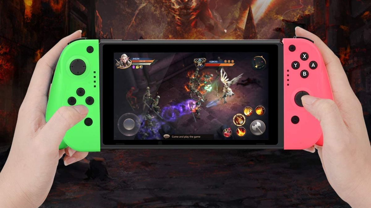 Este mando para Switch es muy parecido a los Joy-Con, pero bastante más ...