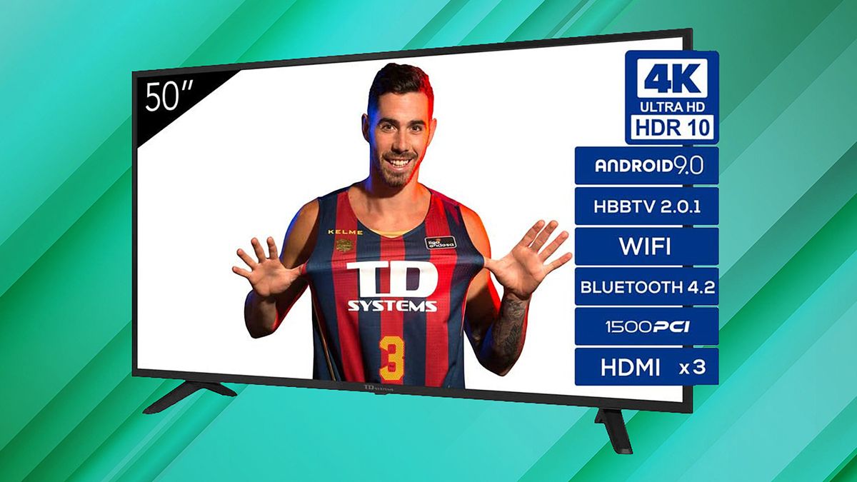 Esta Smart TV de 50 pulgadas solo cuesta 299 euros y tiene 4K, HDR10 y ...