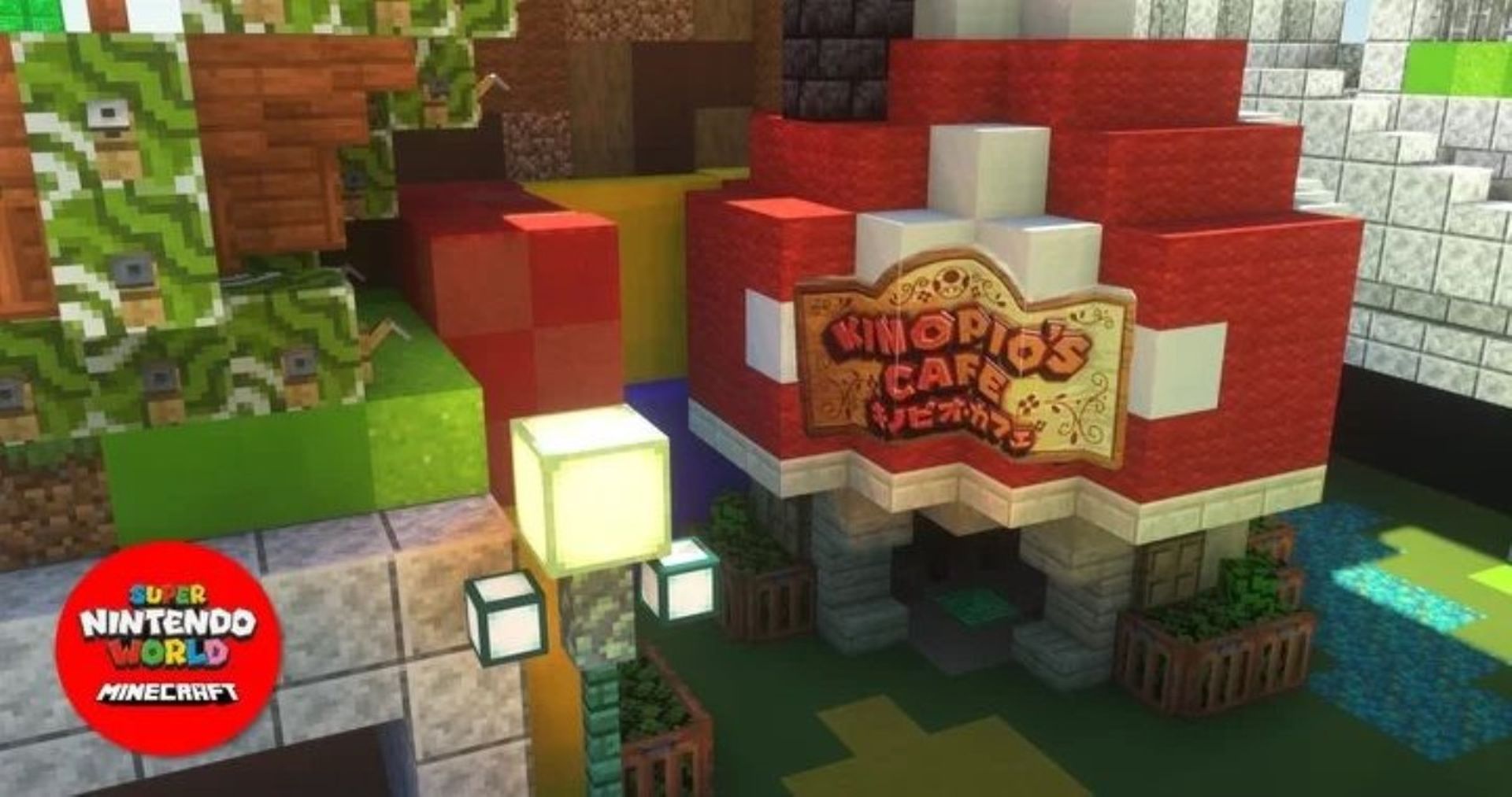 Recrean Super Nintendo World a escala 1:1 en Minecraft para visitarlo ...