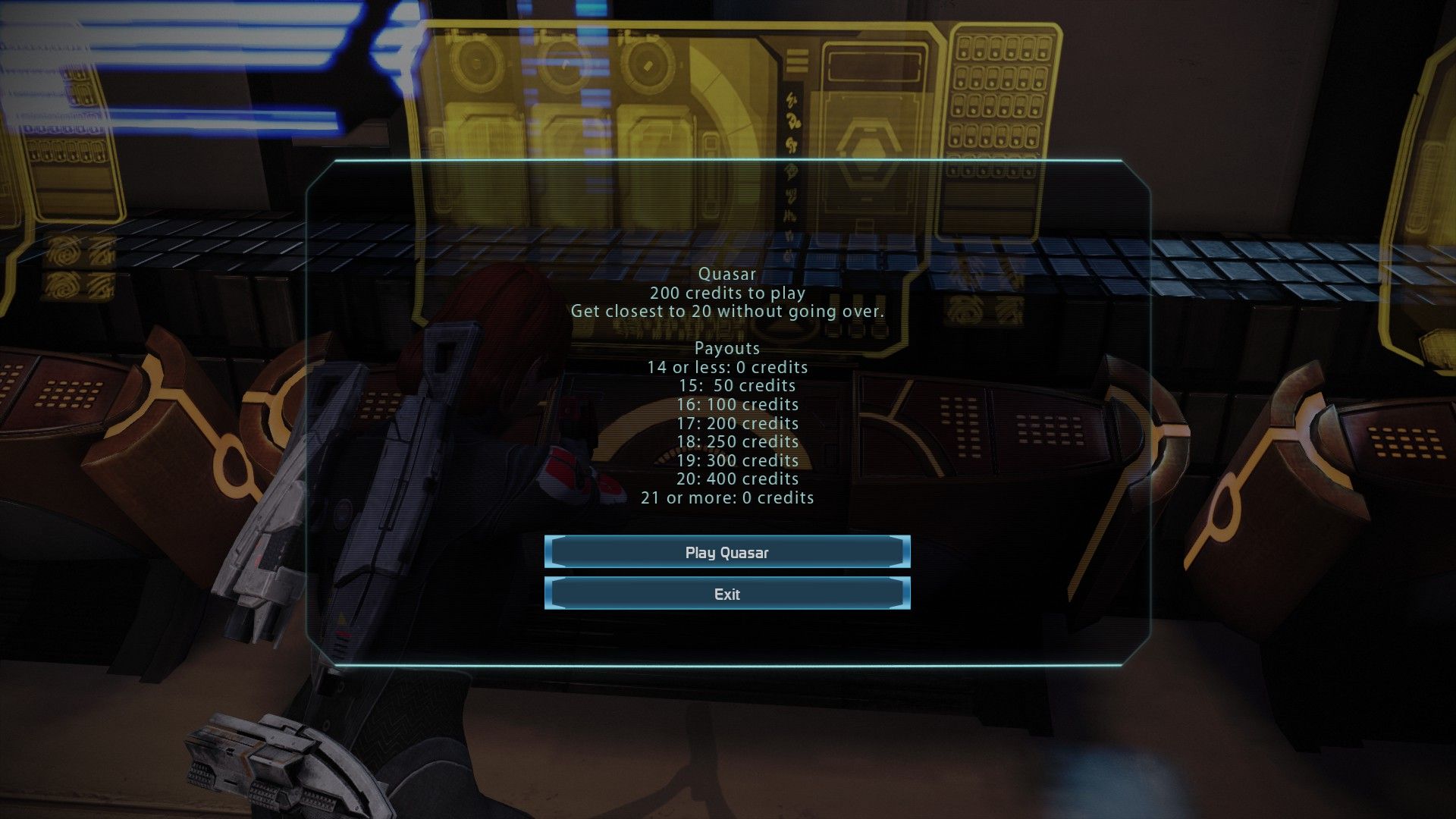 Cómo ganar siempre a Quasar y conseguir dinero fácilmente en Mass Effect