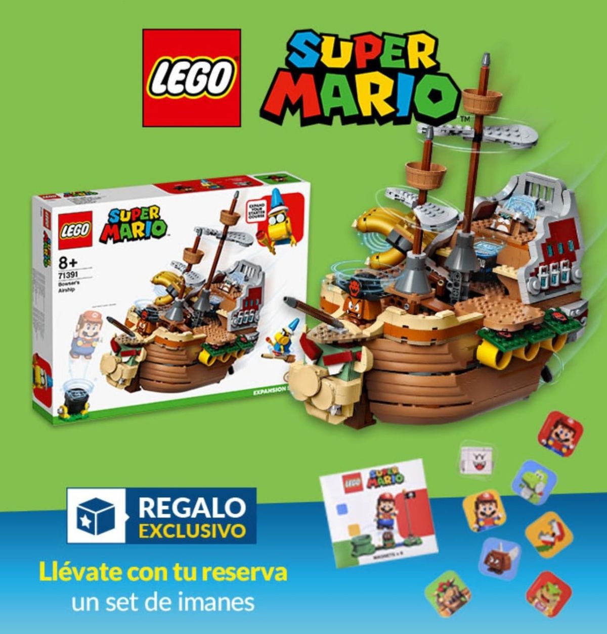 El Barco de Bowser de LEGO Super Mario ya se puede reservar en tiendas ...