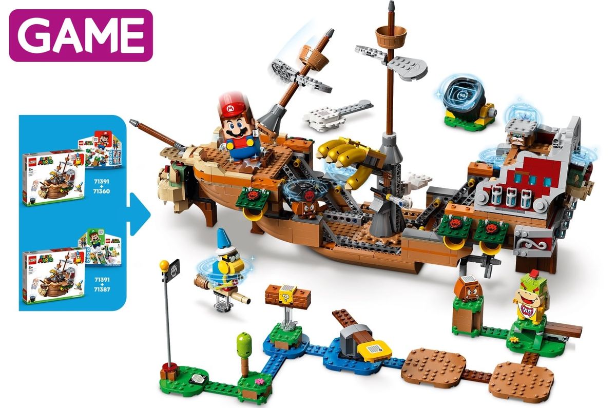 El Barco de Bowser de LEGO Super Mario ya se puede reservar en tiendas ...