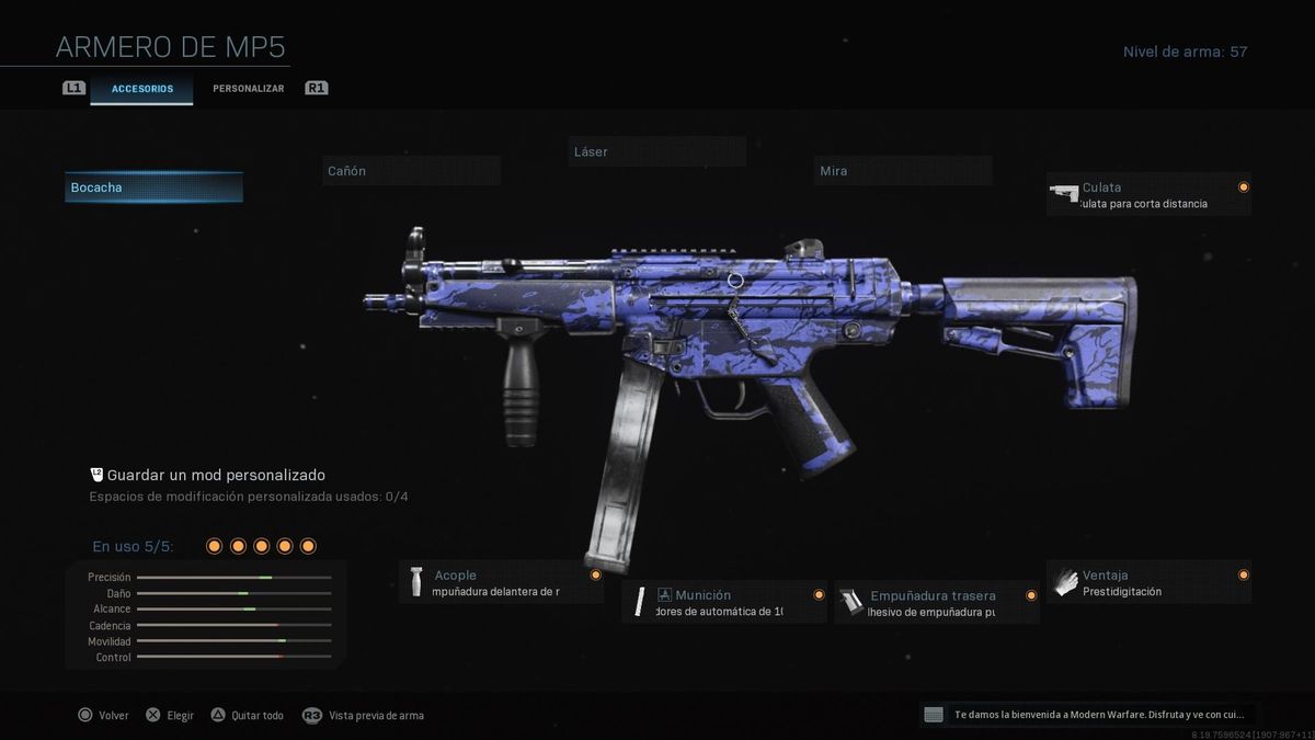 Mejor clase del MP5 en COD Warzone