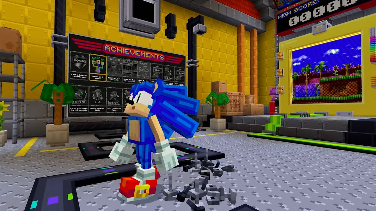Sonic the Hedgehog llega a Minecraft un día antes de cumplir 30 años