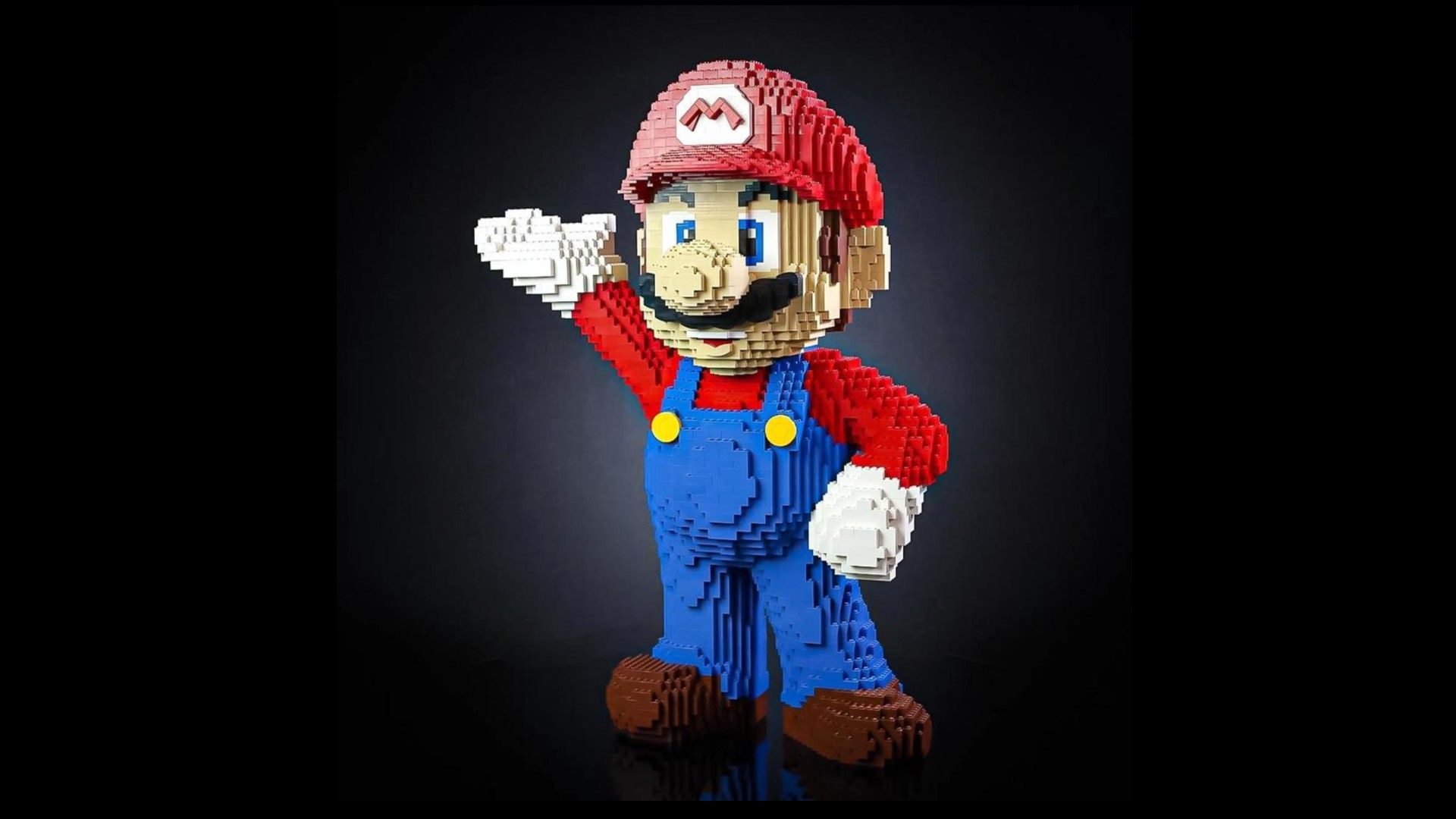 La impresionante estatua de Super Mario a tamaño real hecha con casi 5. ...
