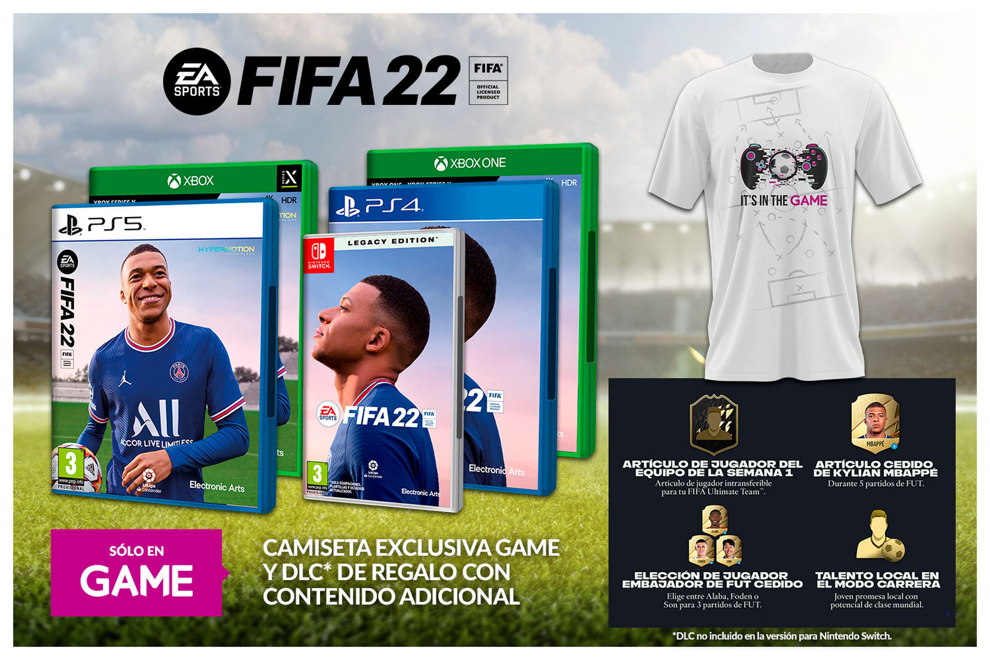 Fifa 22 Ya Se Puede Reservar En Tiendas Game Y Viene Con Camiseta