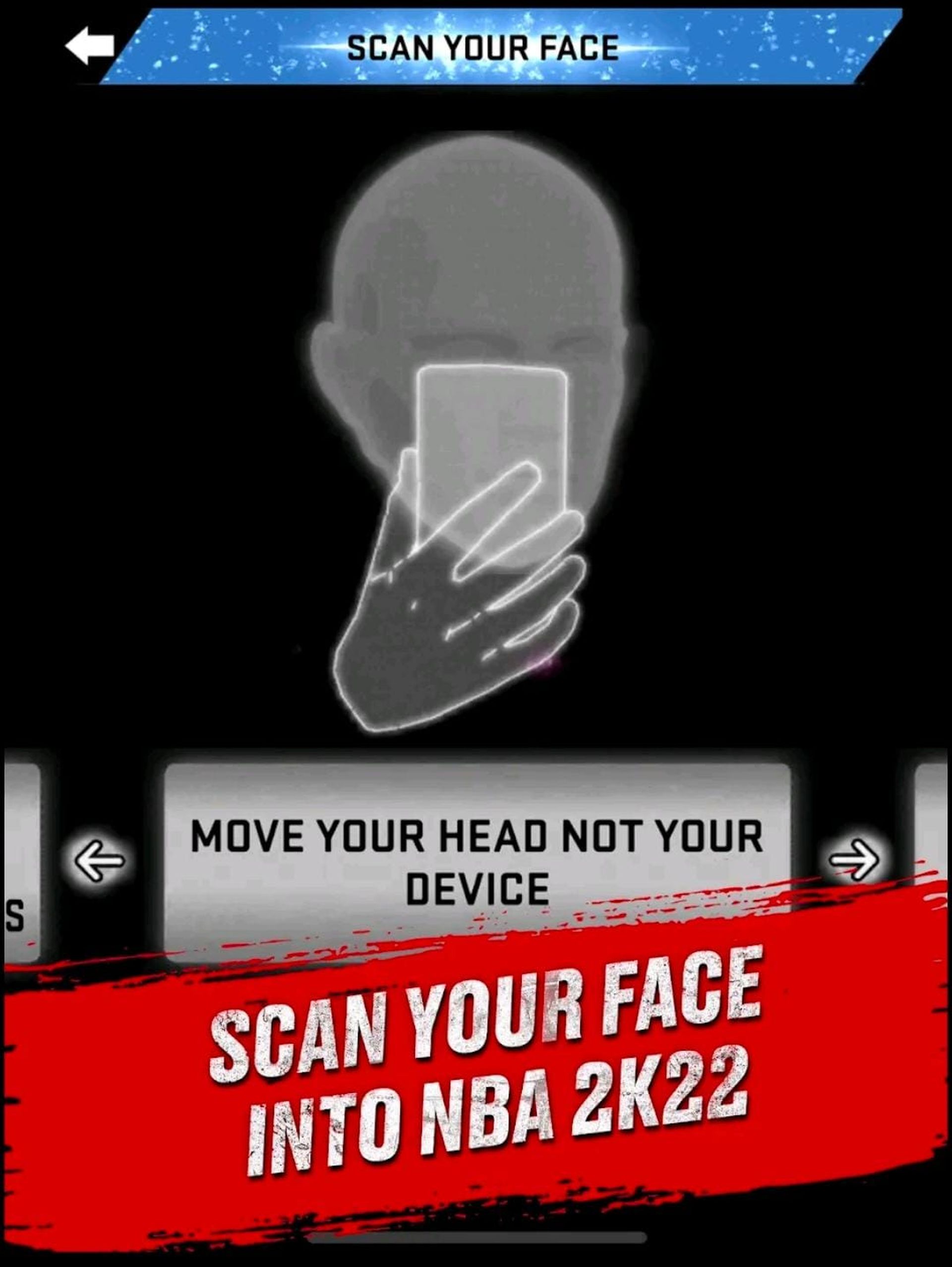 NBA 2K22: Cómo escanear nuestra cara para ponerla en el juego