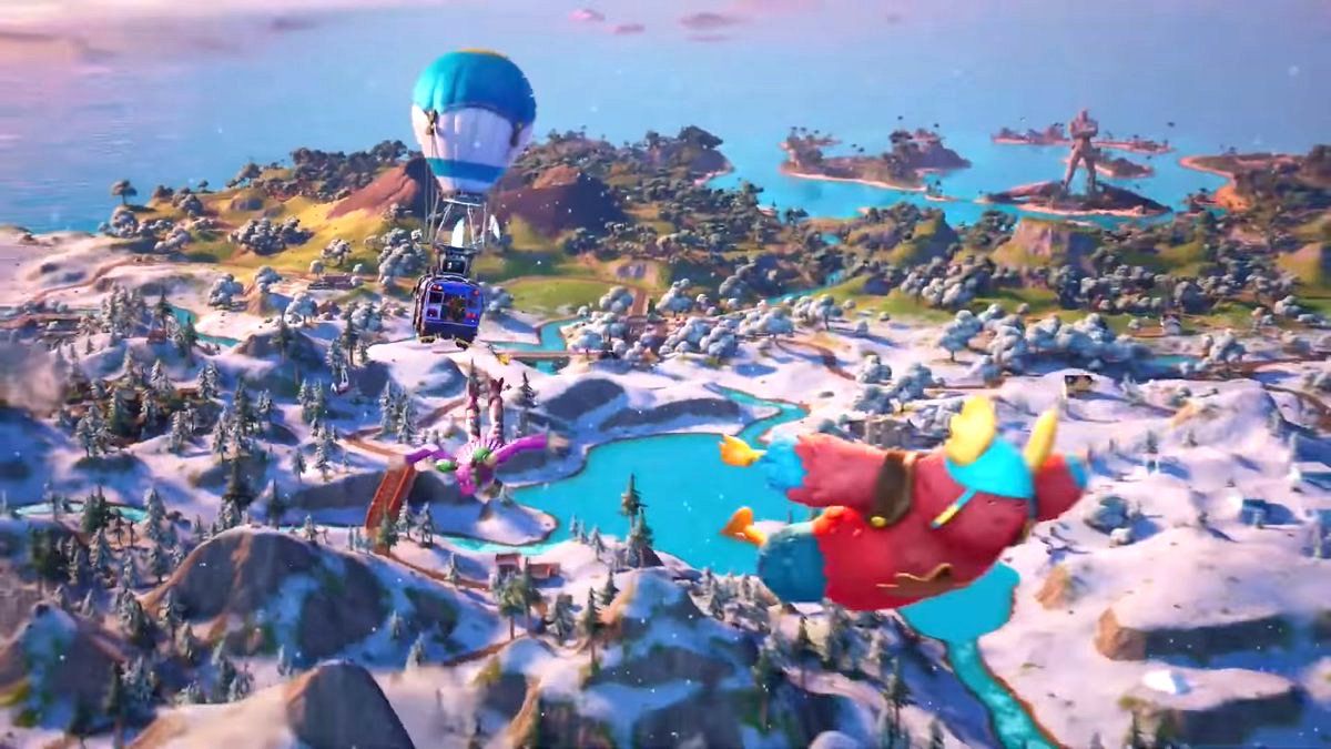 Así es el nuevo mapa de Fortnite Capítulo 3 temporada 1: zonas que ...