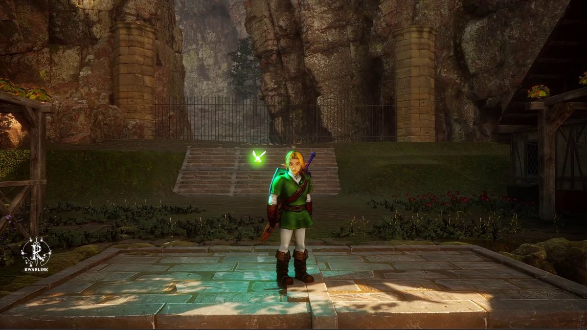 Un fan crea un remake de Zelda Ocarina of Time en Unreal Engine 5 y el ...