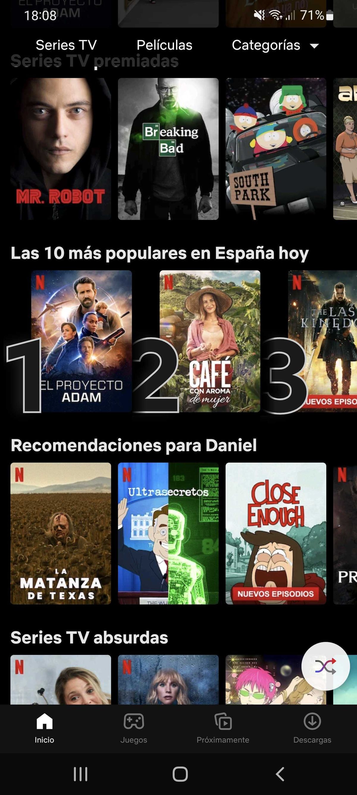 El proyecto Adam se coloca en lo más visto de Netflix España en su ...