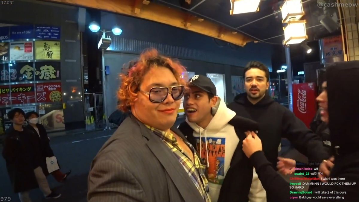 Un streamer IRL es salvajemente golpeado en Tokyo durante un directo ...