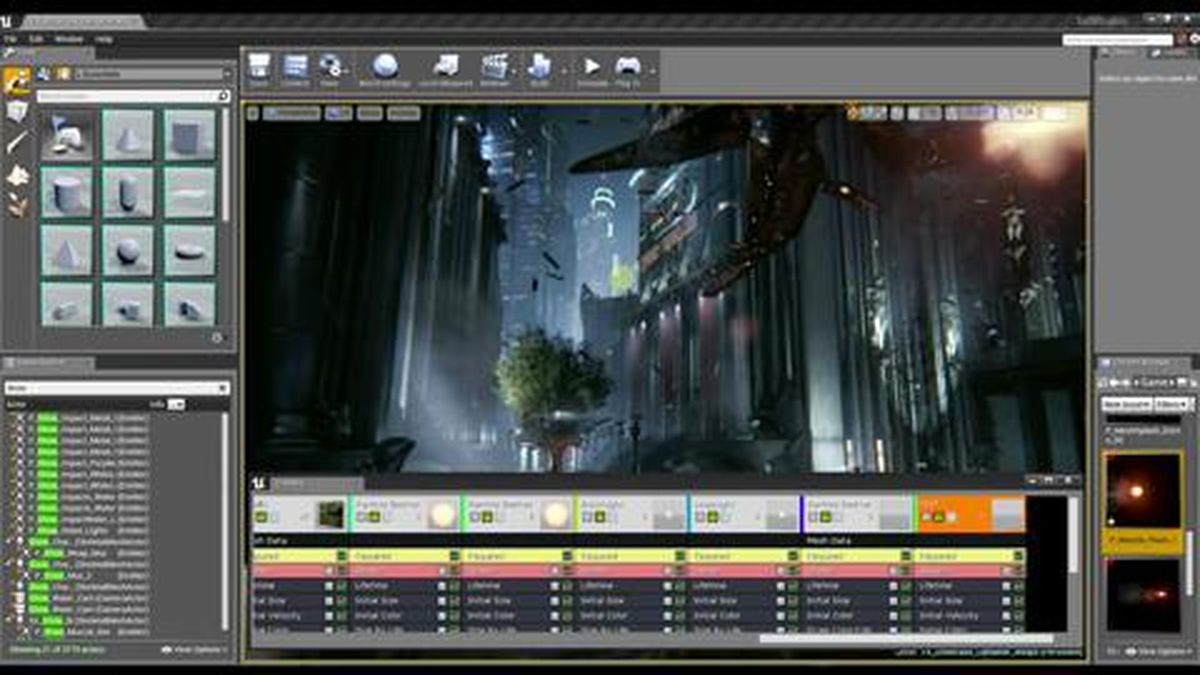 Los efectos visuales del Unreal Engine 4