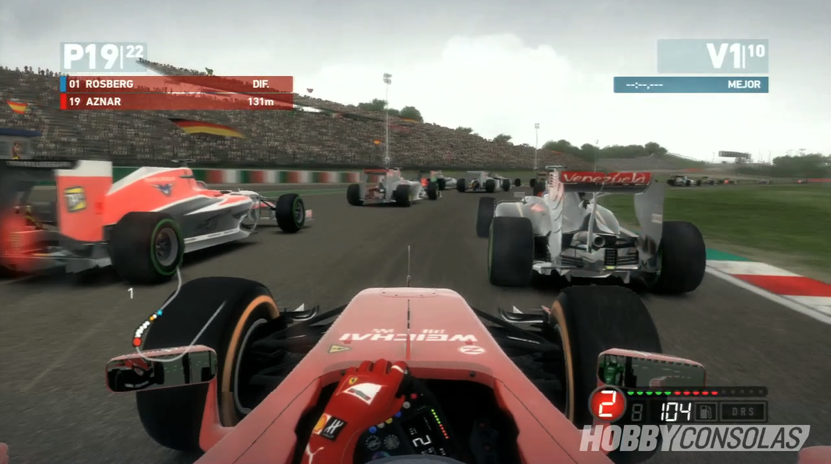 Gameplay de F1 2014 (I): Adelantamientos | Hobby Consolas