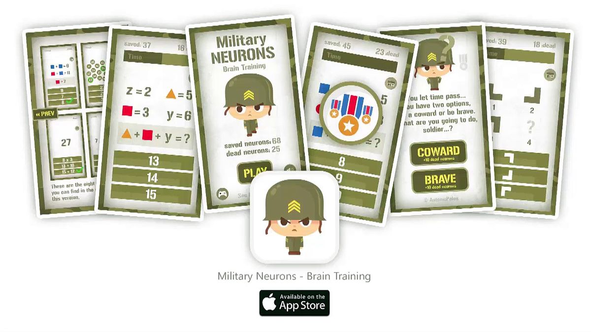 Military Neurons - Brain Training para iOS, ya disponible