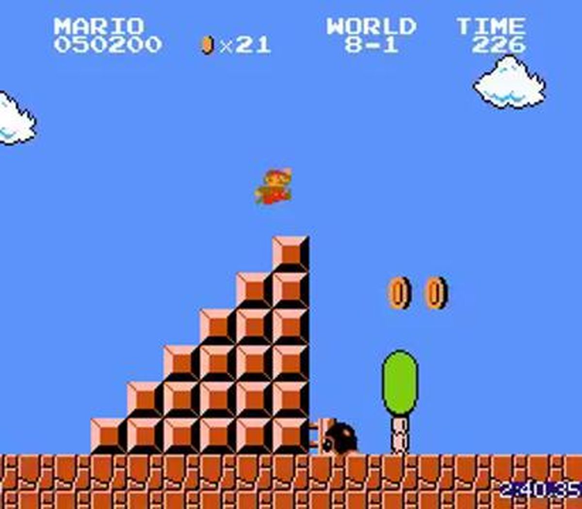 Termina Super Mario Bros. en menos de 5 minutos. ¡Nuevo Record!