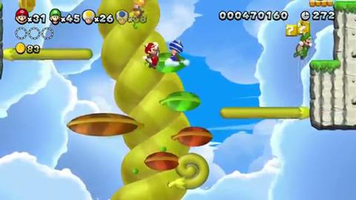 El cooperativo de New Super Mario Bros. U