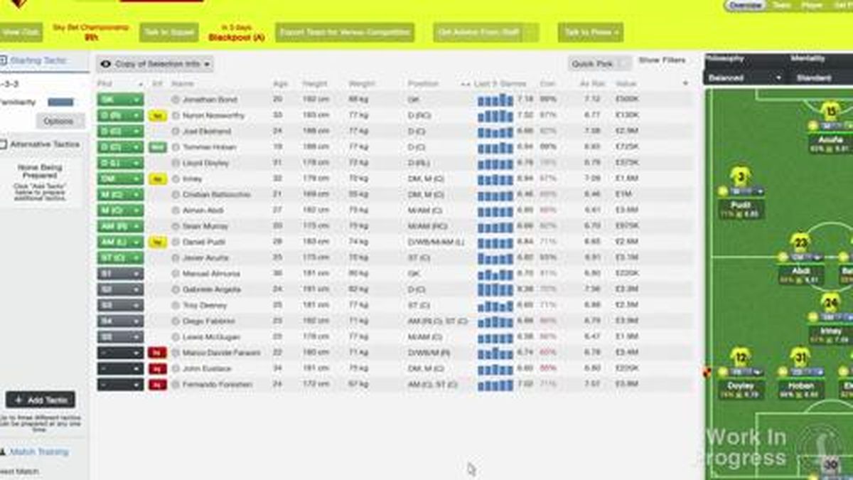 La interface de Football Manager 2014 | Hobby Consolas