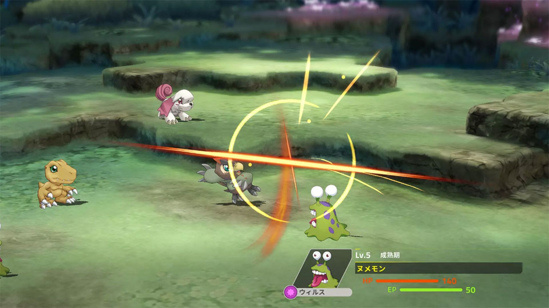 Mejores respuestas para ser amigo de Numemon en Digimon Survive