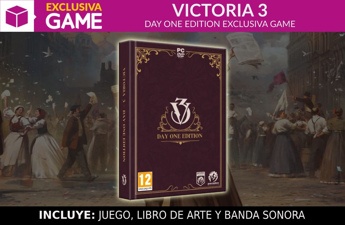 Victoria 3 Day One Edition ya se puede reservar en exclusiva en tiendas GAME: hazte con el juego ...