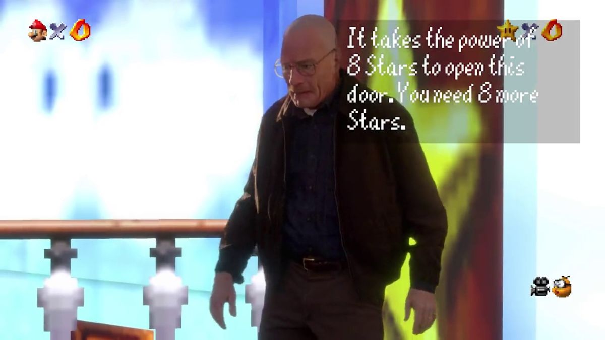 Este genial video mezcla Super Mario 64 con Breaking Bad... Y Toad no ...
