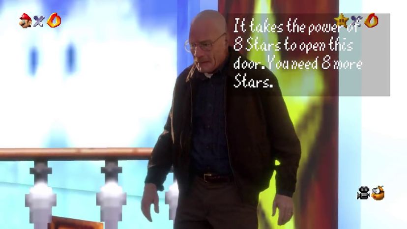 Este genial video mezcla Super Mario 64 con Breaking Bad... Y Toad no ...