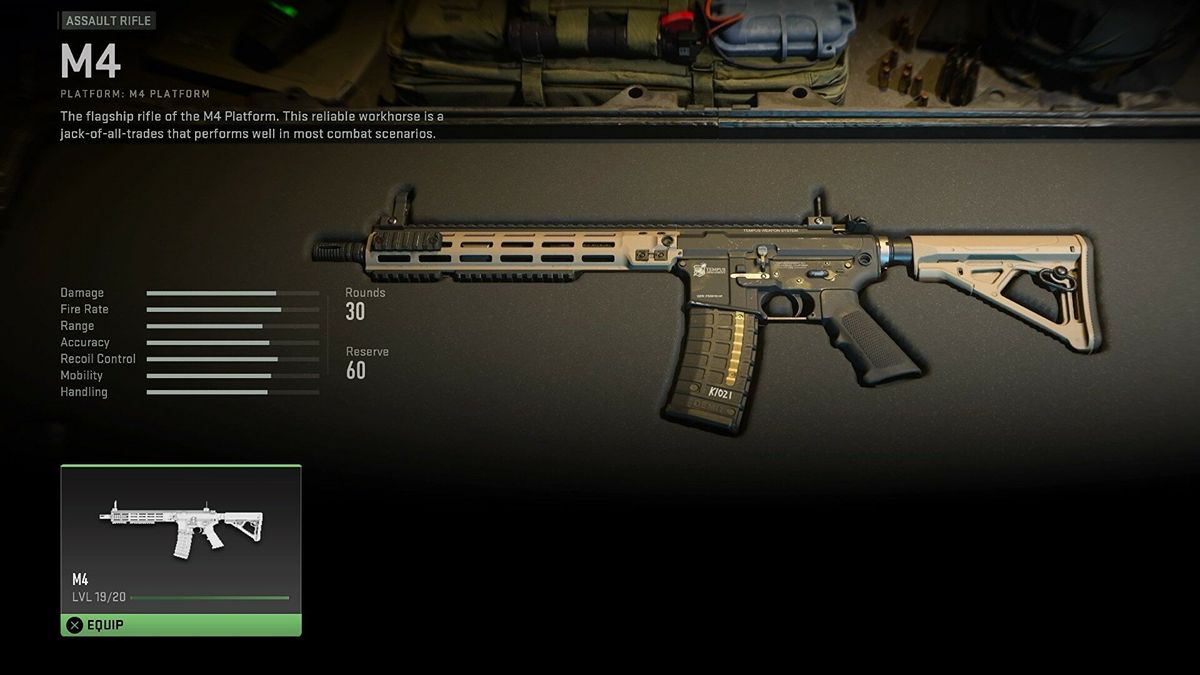 Mejor clase de M4 en Call of Duty Modern Warfare 2
