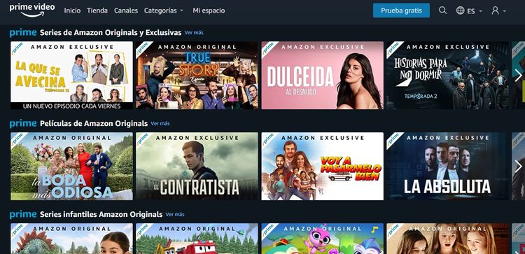 Amazon Prime Video España: cómo funciona, precio, qué incluye, catálogo ...