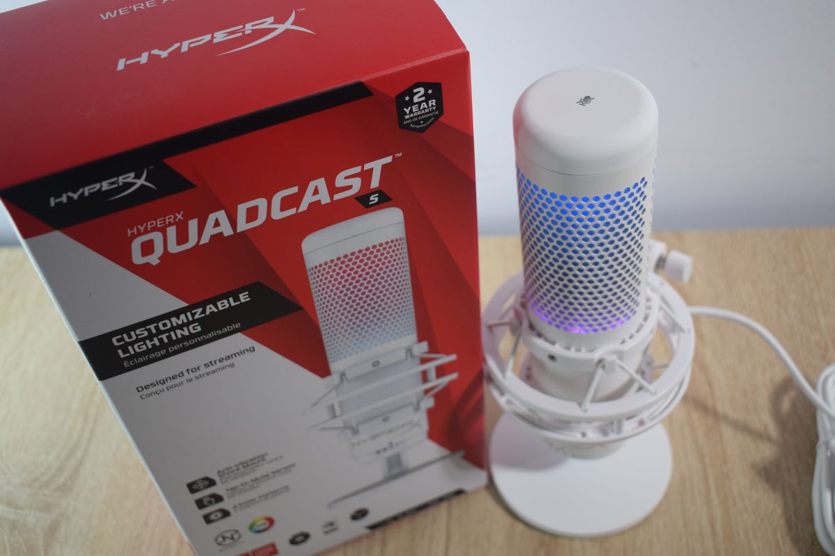 Análisis del HyperX Quadcast S White Edition: el micrófono ideal para streaming