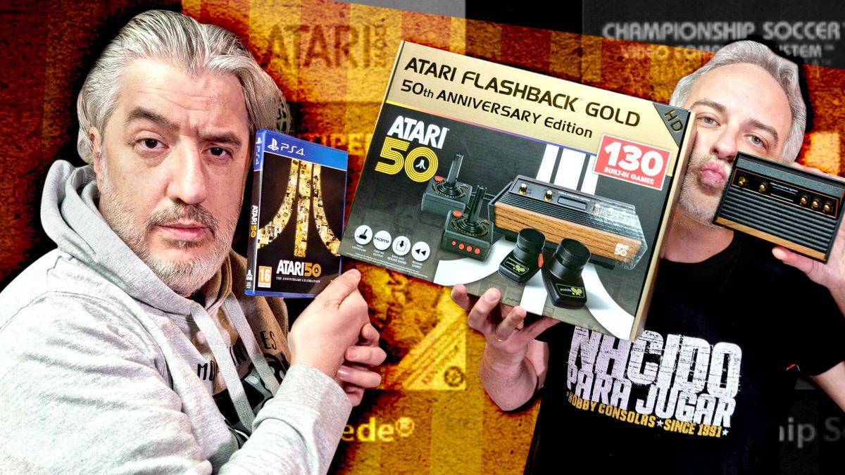 50 años de Atari - Unboxing de la consola Atari Flashback y prueba del juego Atari 50 | Hobby ...