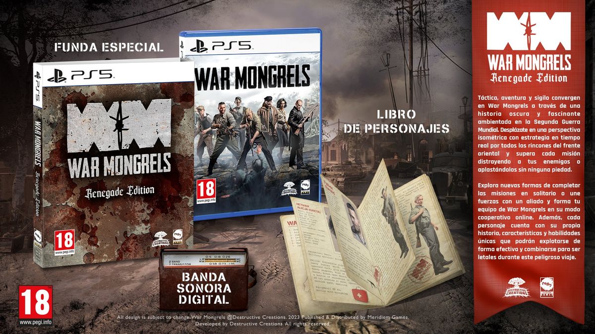 La edición especial de War Mongrels para PS5 llegará en el segundo trimestre de este año, a ...