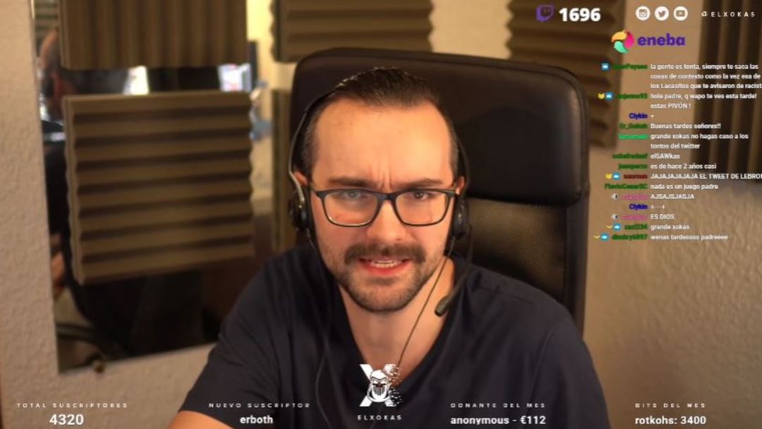 El Xokas vuelve a explotar en directo: "os molesta que esté en la p**a ...