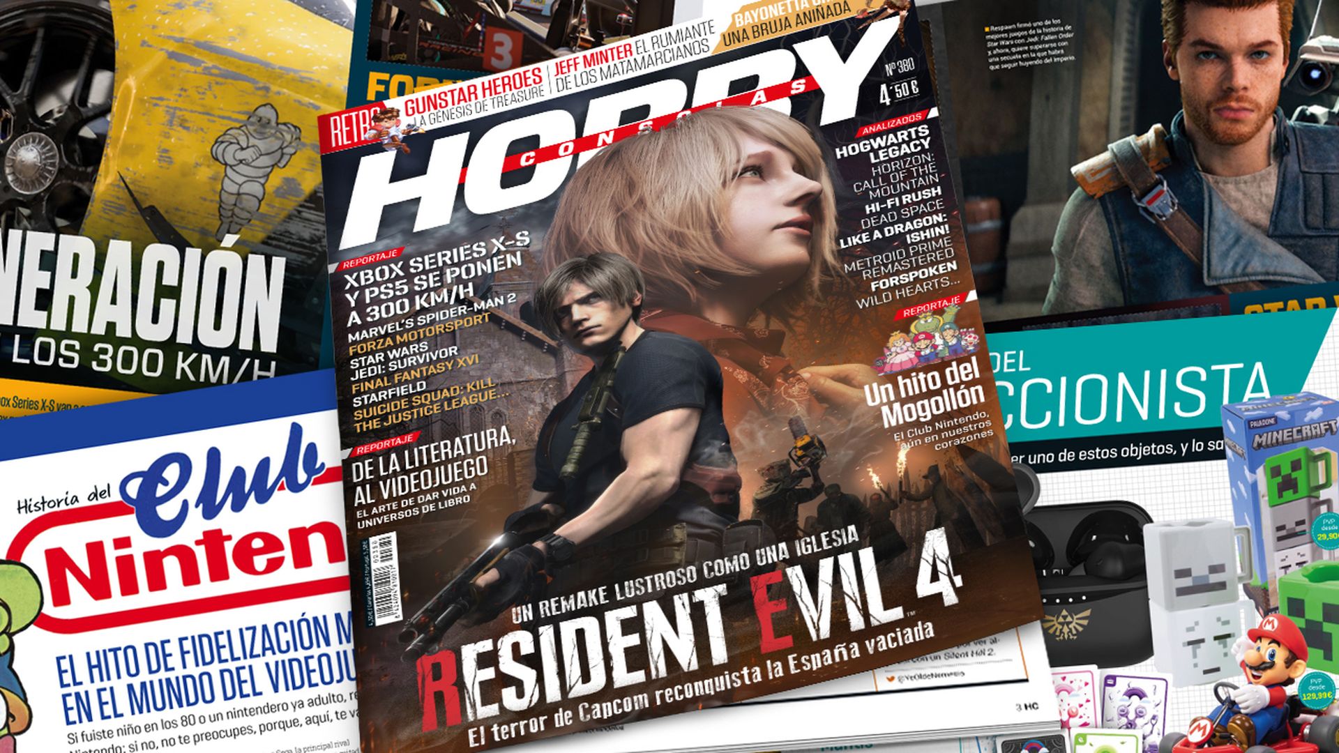 Hobby Consolas 380, ya a la venta con el remake de Resident Evil 4 en portada