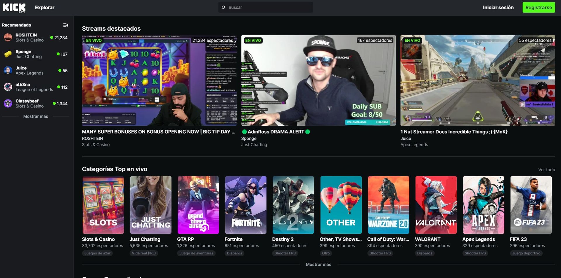 Kick anuncia su programa de incentivos para creadores de contenido ...