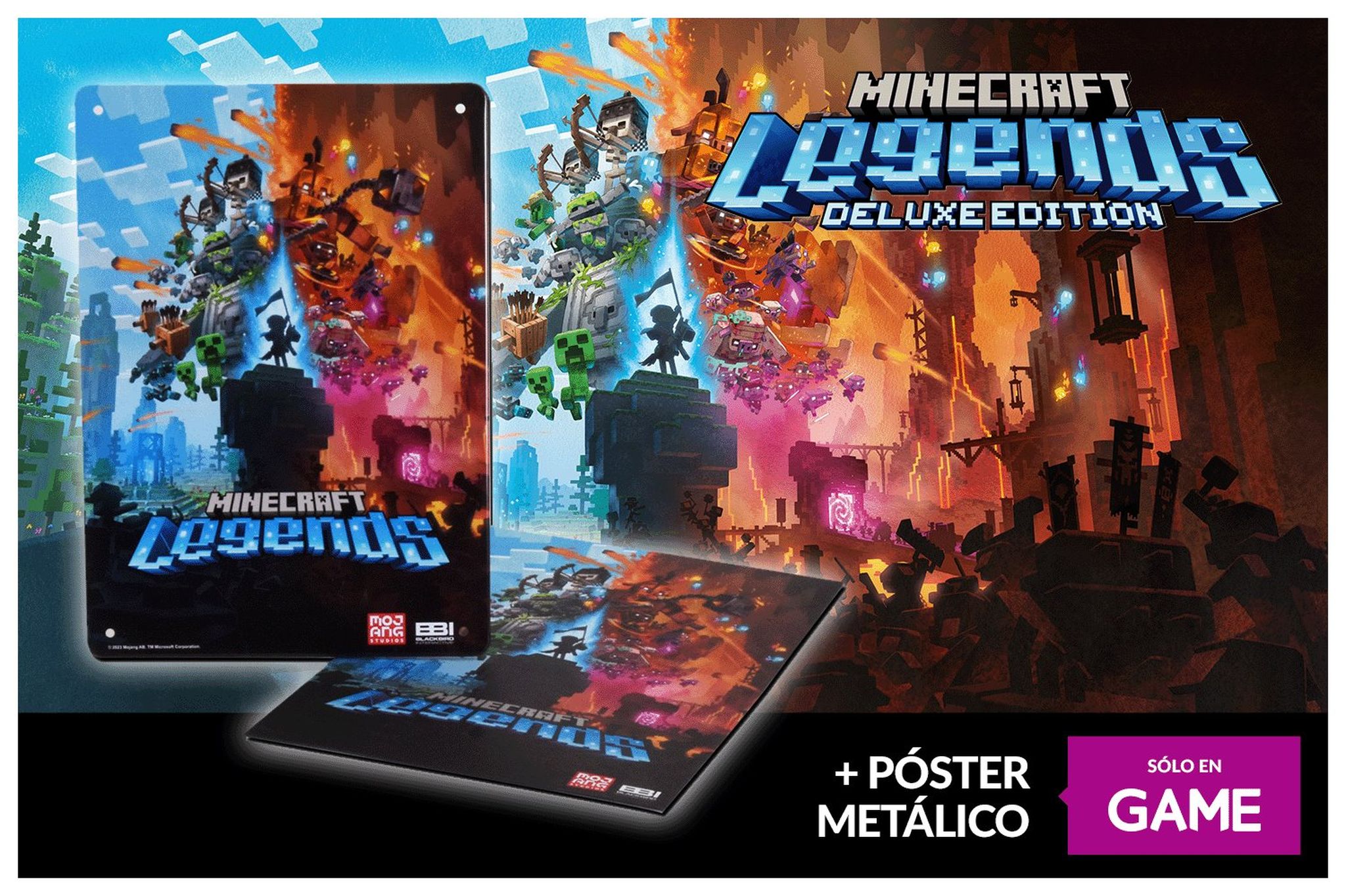 Reserva Minecraft Legends para PlayStation y Nintendo Switch en GAME, y ...
