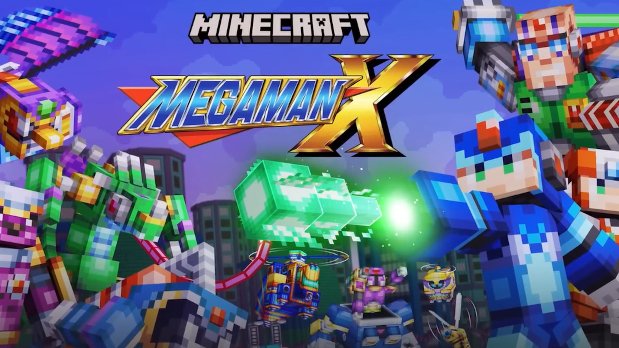 Minecraft recibe hoy un mega crossover con Mega Man X con skins, música ...