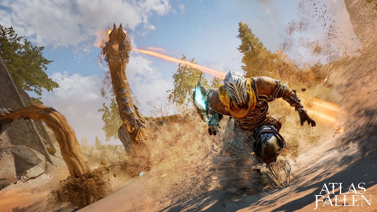 Nuevos detalles de Atlas Fallen, lo nuevo de Deck13 que promete mejoras de IA, mayor variedad de ...