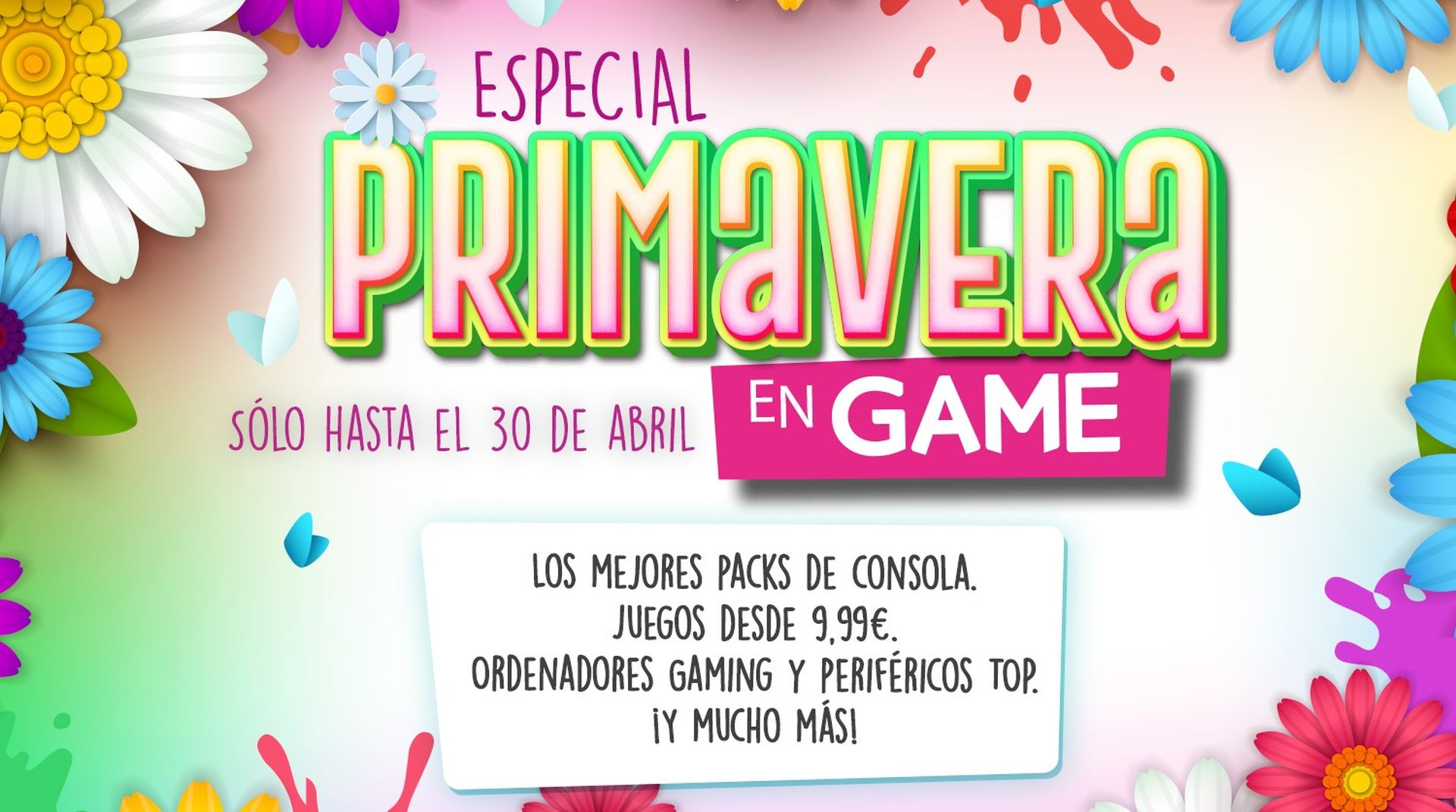 La primavera gamer ha llegado a GAME: mejores ofertas en consolas PS5 y ...