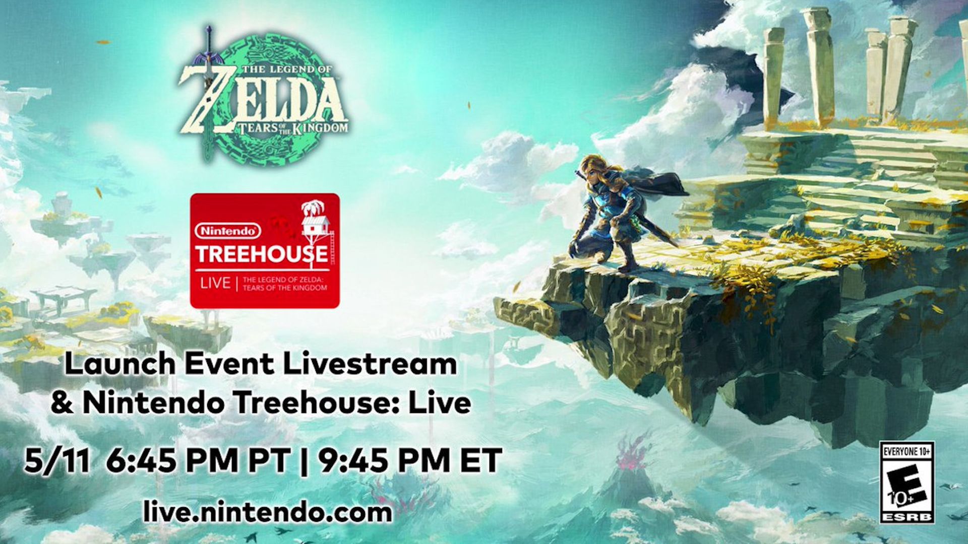 Nintendo Treehouse Live anunciado para The Legend of Zelda Tears of the ...