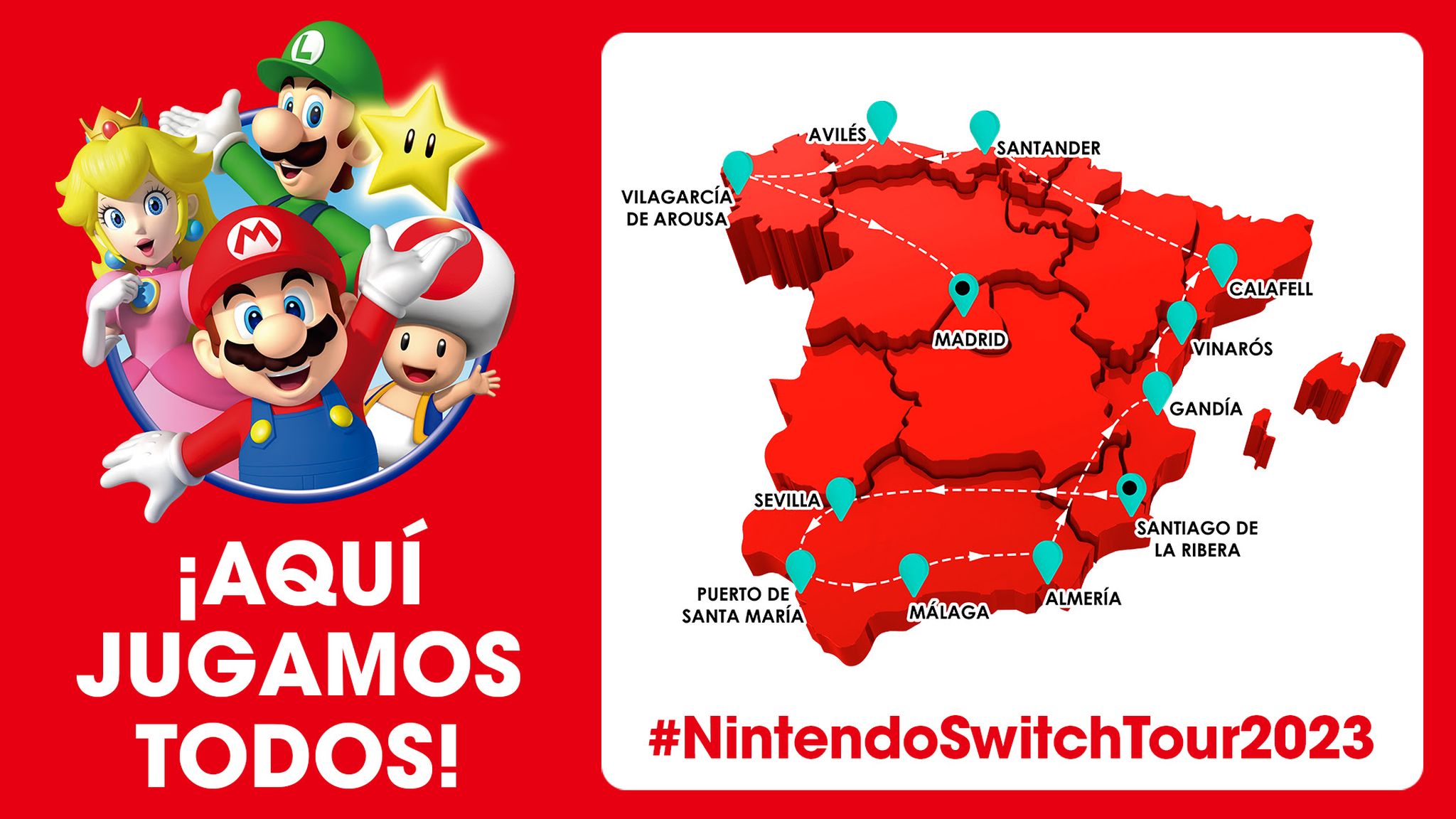 Nintendo Switch Se Va De Gira Por España En 2023: Fechas Y Paradas Para 