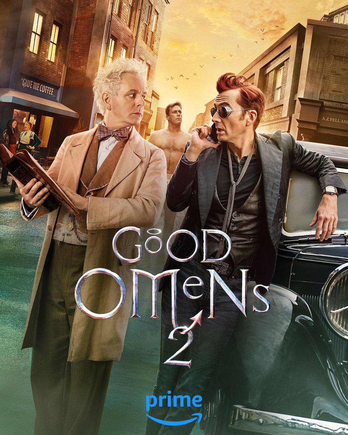 Tráiler y póster de Good Omens temporada 2, con David Tennant y Michael Sheen de vuelta en Prime ...