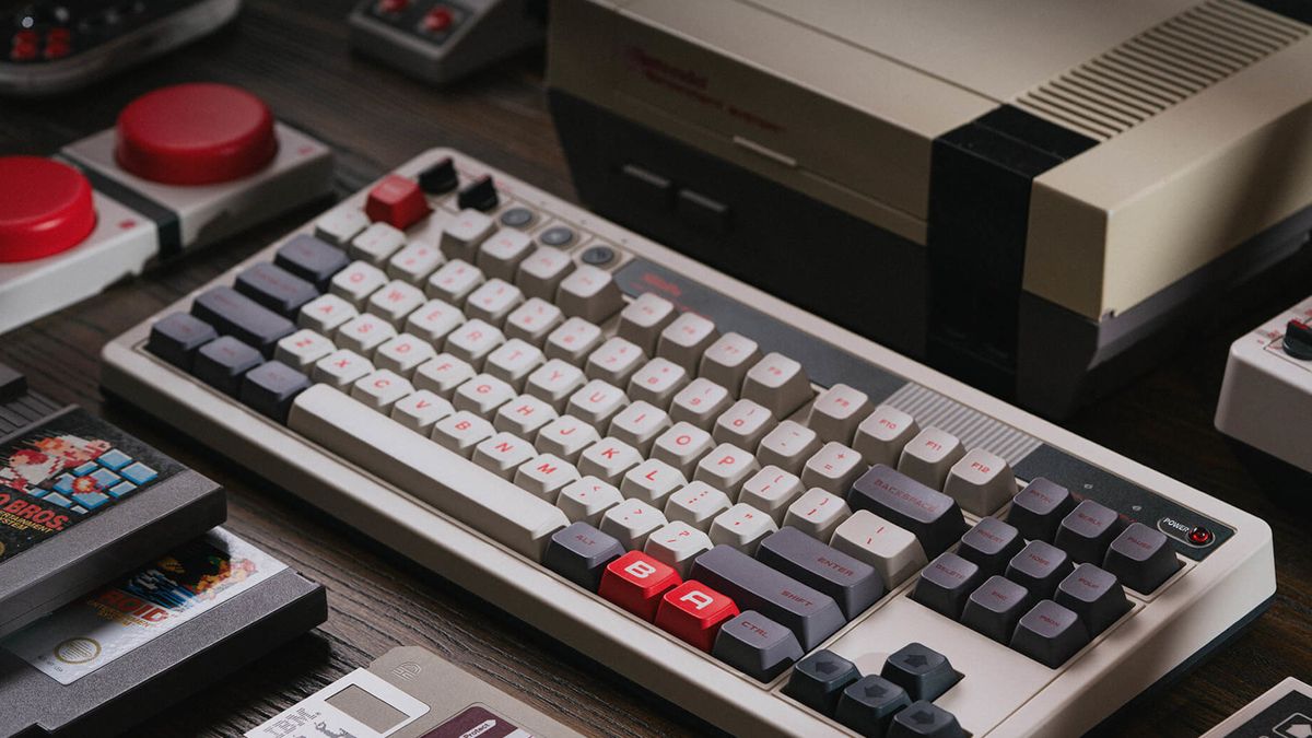 Este teclado mecánico "estilo NES" es un capricho ideal para todos los ...