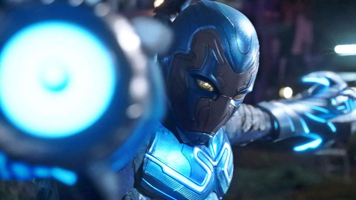 Nueva promo de Blue Beetle con la presentación del recién llegado del UEDC