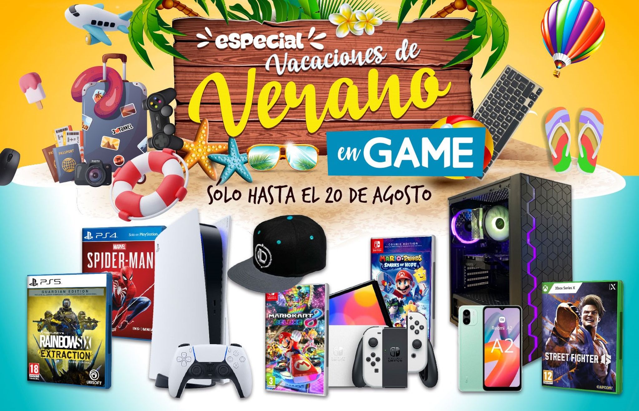 GAME presenta sus ofertas Vacaciones de verano con bundles de consolas ...