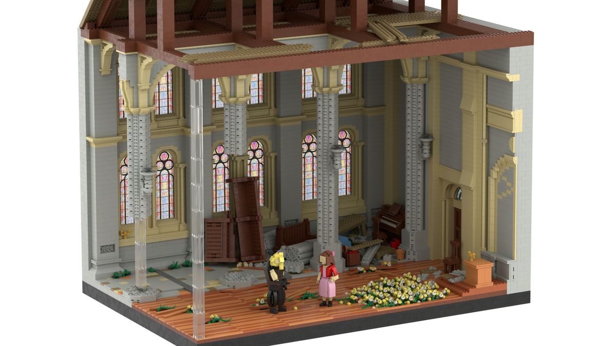 Square Enix anuncia un set LEGO de la iglesia de Aerith con Cloud en ...