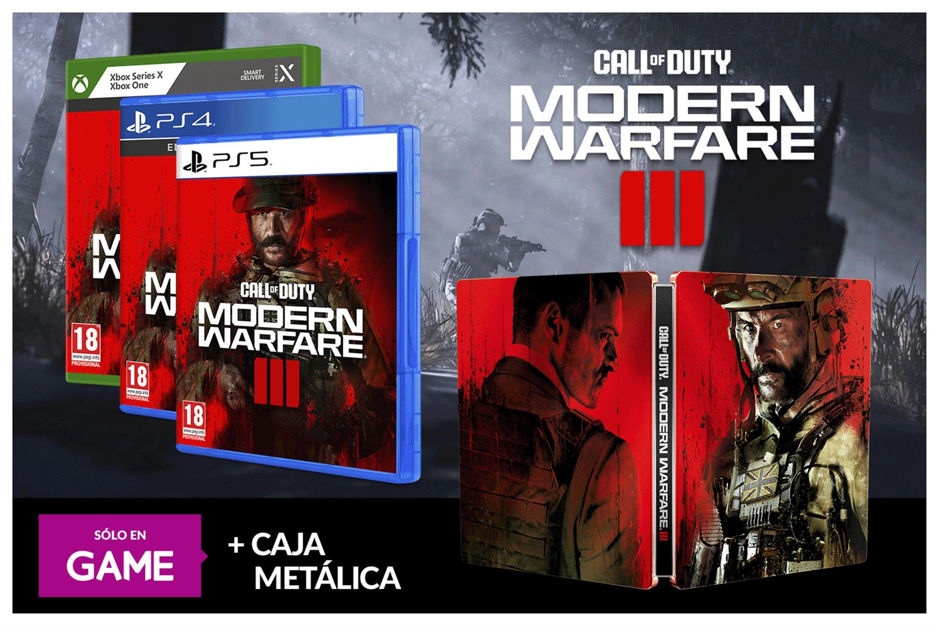 Reserva Call Of Duty Modern Warfare Iii En Game Y Consigue Gratis Una