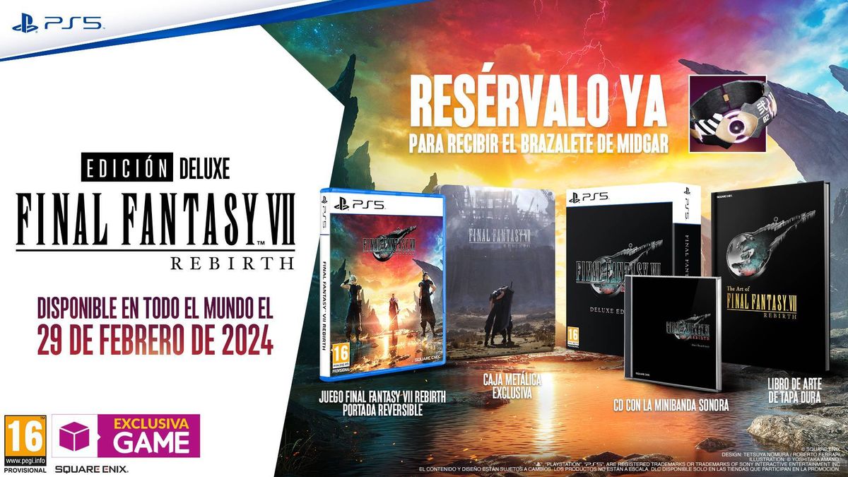 La edición Deluxe de Final Fantasy VII Rebirth te espera en GAME en exclusiva: ¡hazte con el ...