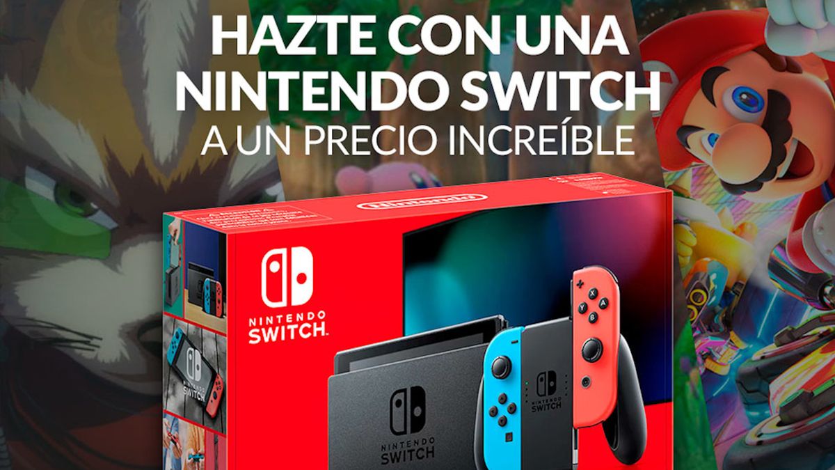 Nintendo Switch a su precio más bajo: consigue la consola por 249,99 euros en GAME solo este finde